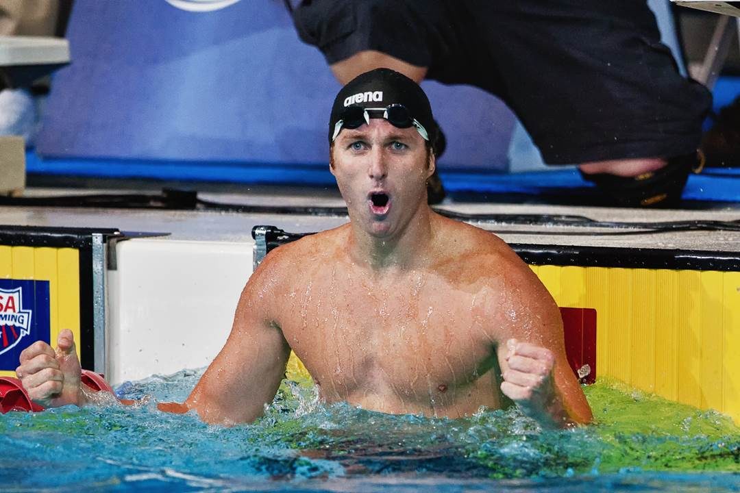 SwimSwam Podcast: Milo Cavic on How Aaron Peirsol Pushed Him to go for Gold