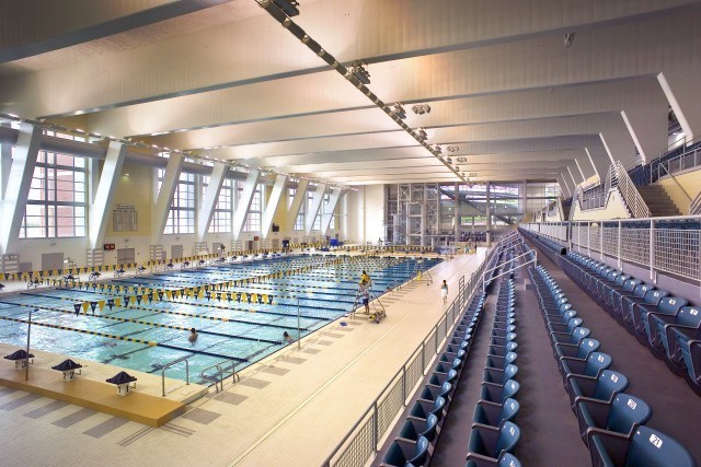 Spectator Seating in a Natatorium Environment