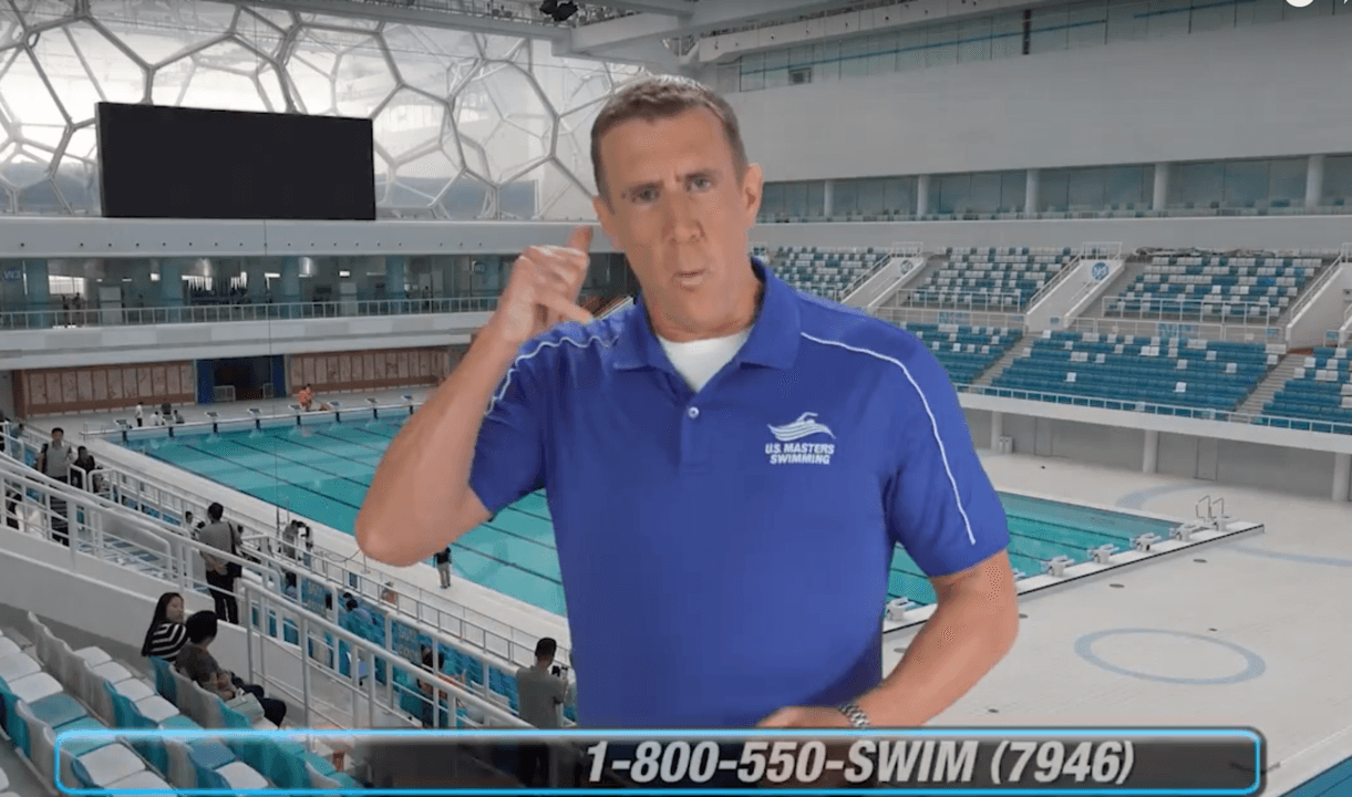 Famous Pitchman Anthony Sullivan Teams up with U.S. Masters Swimming